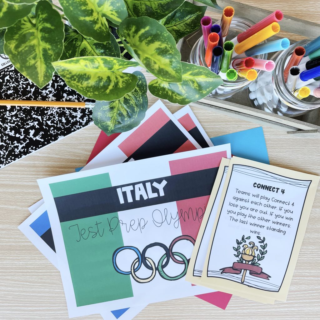 Making Test Prep Fun with an Olympic Competition - The Friendly Teacher