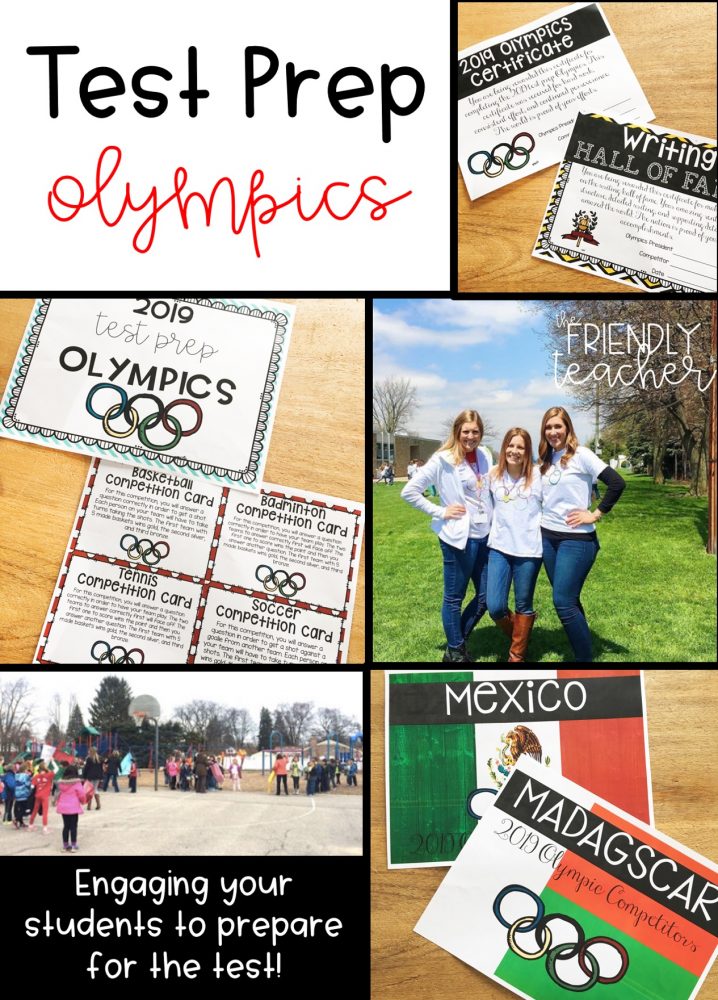 Making Test Prep Fun with an Olympic Competition - The Friendly Teacher
