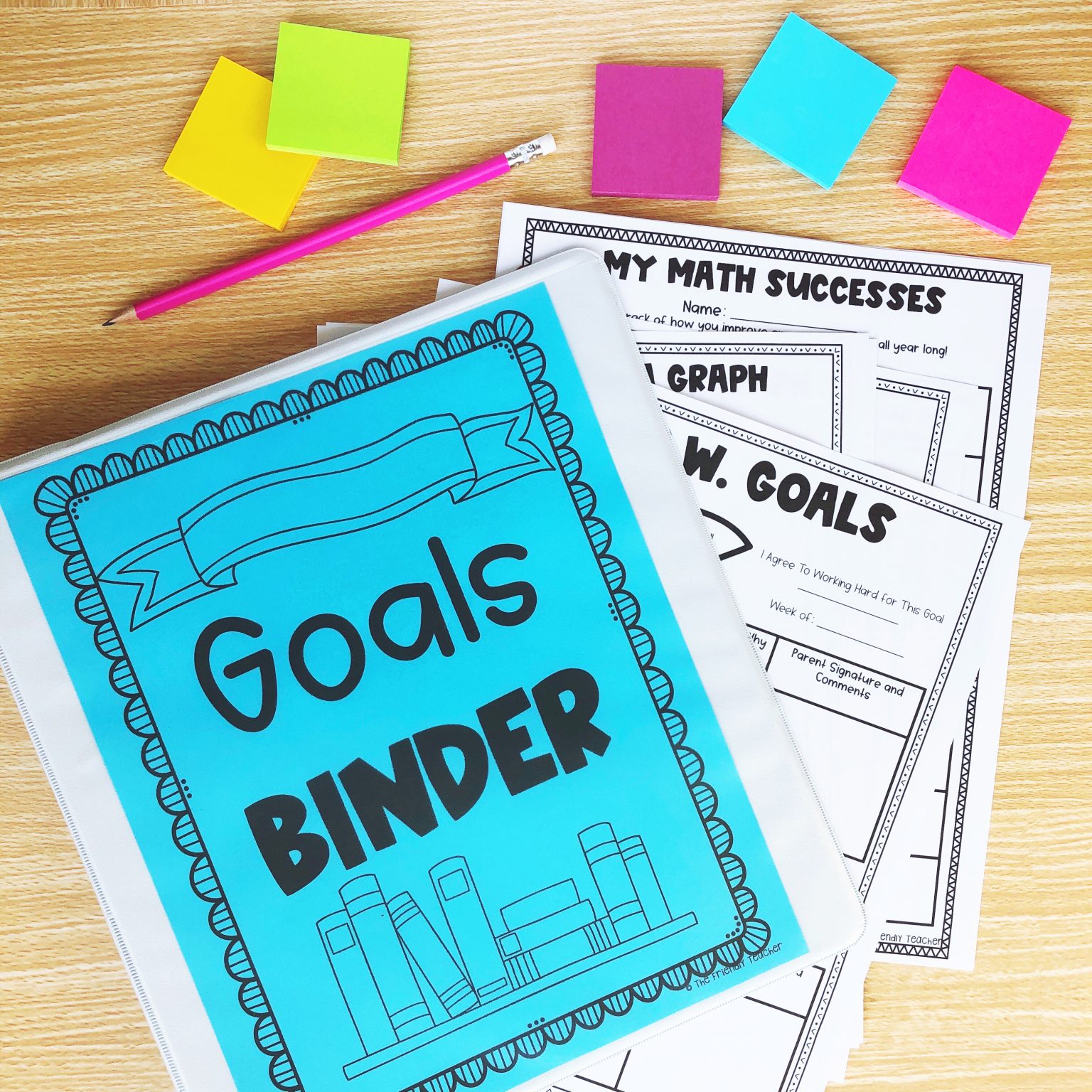 Empower Students with a Goal Binder - The Friendly Teacher