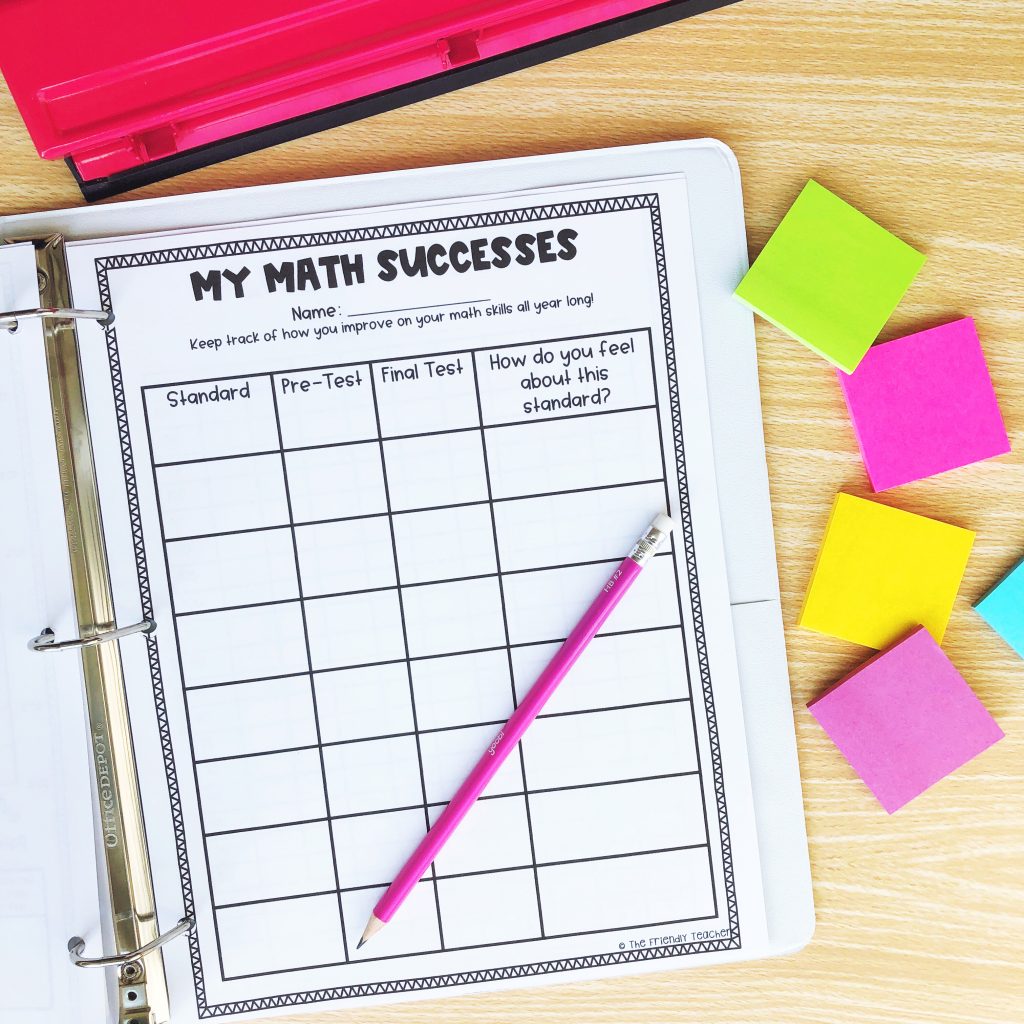 Empower Students with a Goal Binder - The Friendly Teacher