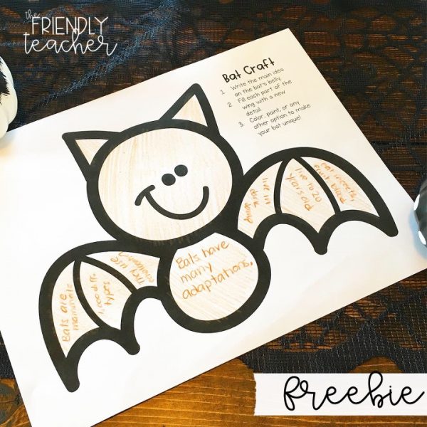 Bat Week in Upper Elementary - The Friendly Teacher