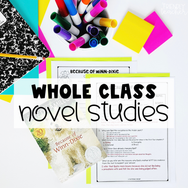 Whole Class Novel Studies - The Friendly Teacher