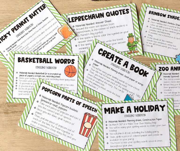 Spring Reading Centers - The Friendly Teacher