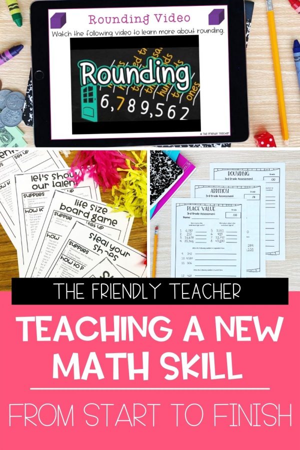 Teaching a Math Skill from Start to Finish - The Friendly Teacher