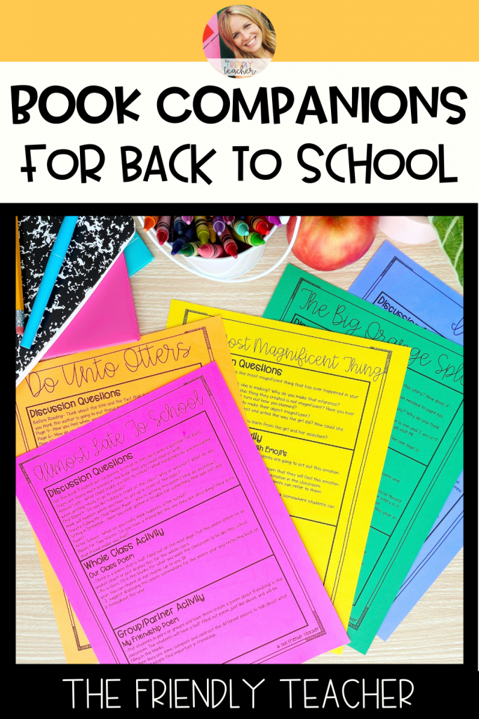 Back to School Read Alouds & Activities - The Friendly Teacher