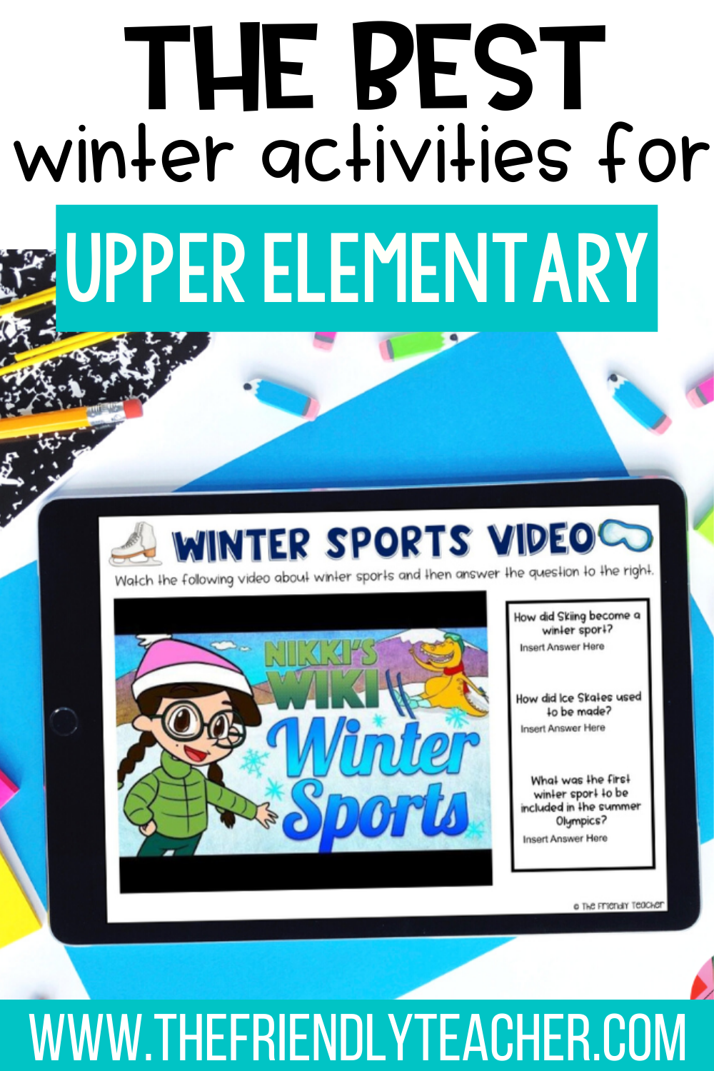 Winter Activities in the 3rd Grade Classroom - The Friendly Teacher