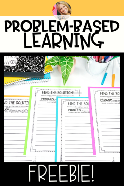 Problem Based Learning Activities - The Friendly Teacher
