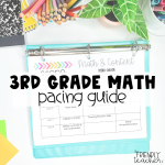 Third Grade Math Pacing Guide - The Friendly Teacher