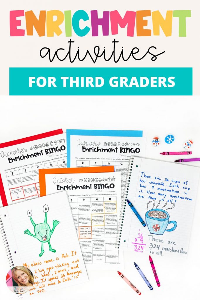 Enrichment Activities for 3rd Graders - The Friendly Teacher